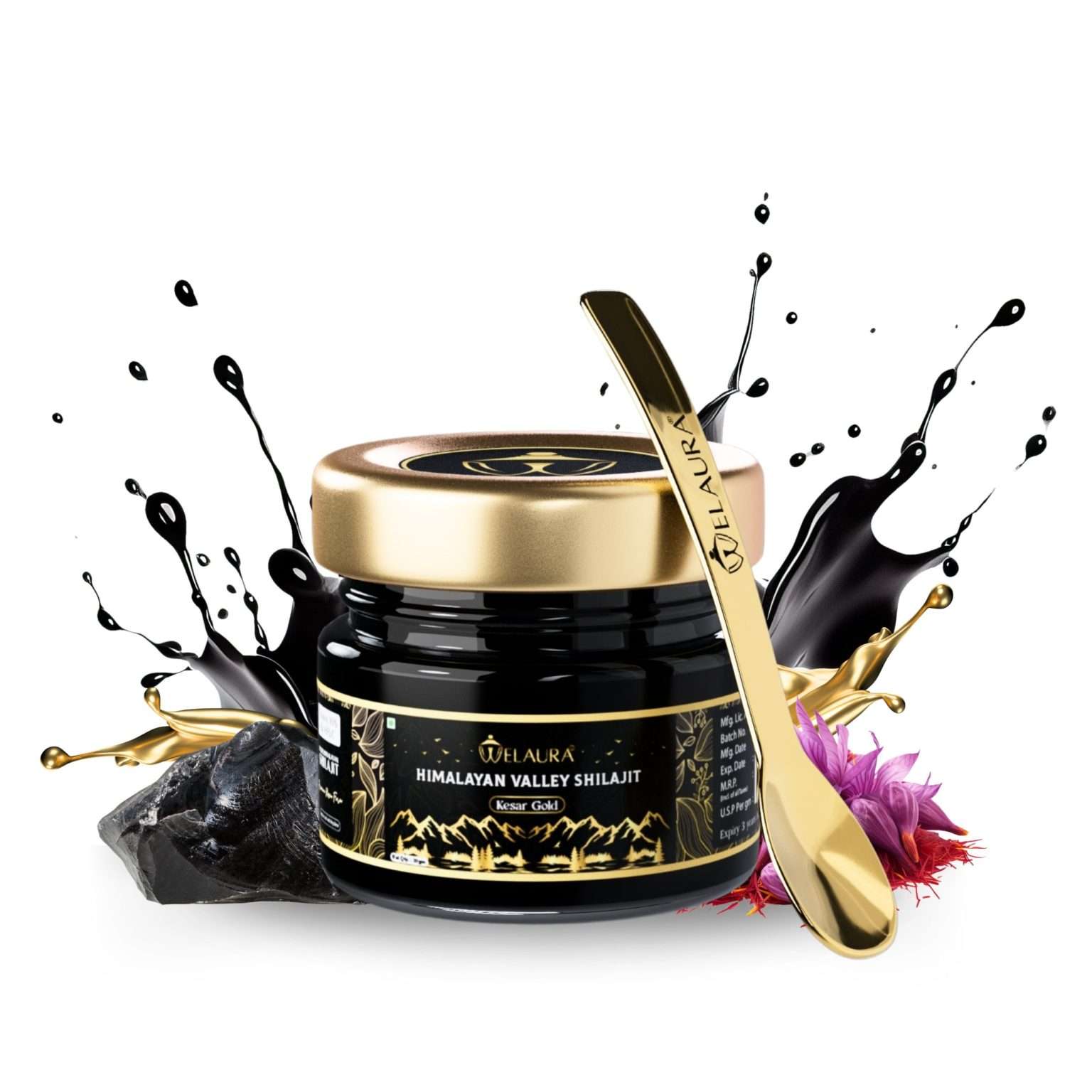 Combo Of Welaura's Himalayan Valley Shilajit (kesar gold) | 20 gm ...